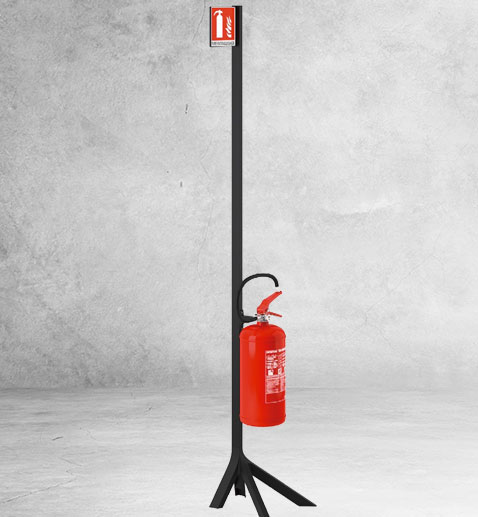 SUPPORT MOBILE POUR EXTINCTEURS – Extincteur – Casablanca – Maroc